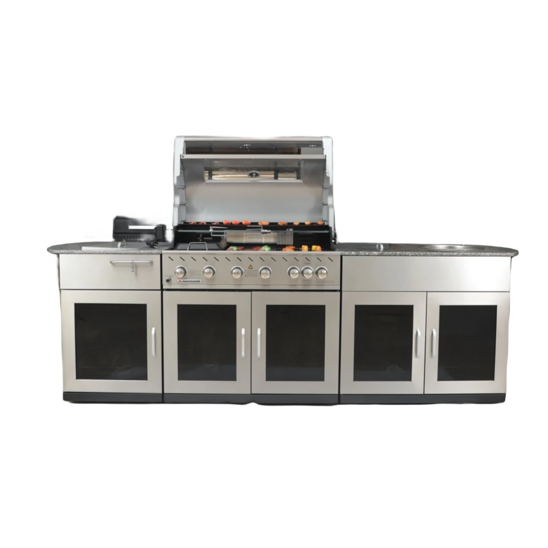 Outdoor Garden Large Stainless Steels Metal Bbq Grill Party In The Park ...