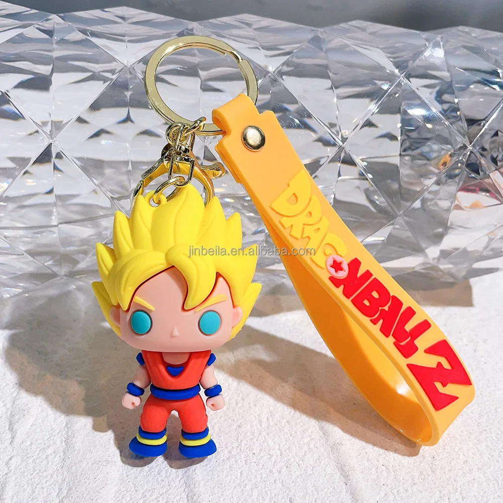 2024 3D Anime Key Chains - Collect 71 Styles of Goku, Vegeta, and More