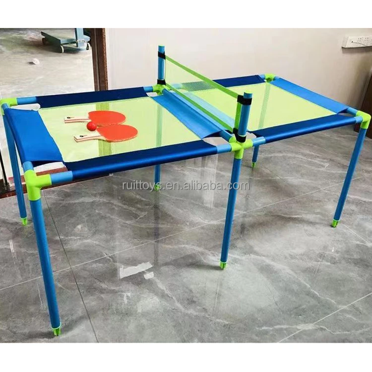 Kids Table Sports Toys Diy Assembly Interactive Pingpong Toys 3 In 1 ...