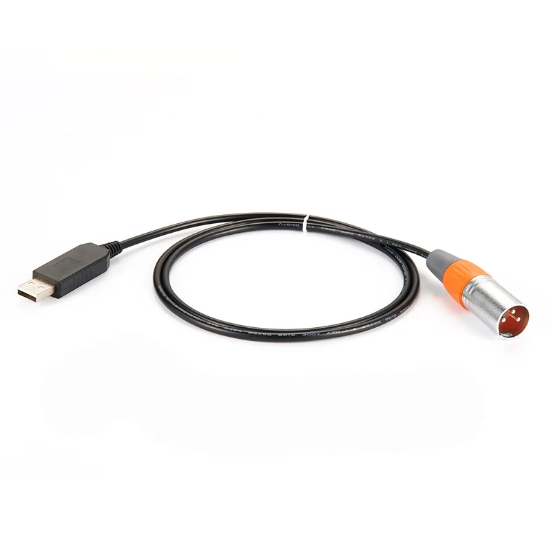 Dmx512 Rs485 Communication Cable Usb To Dmx Interface Adapter Cable ...