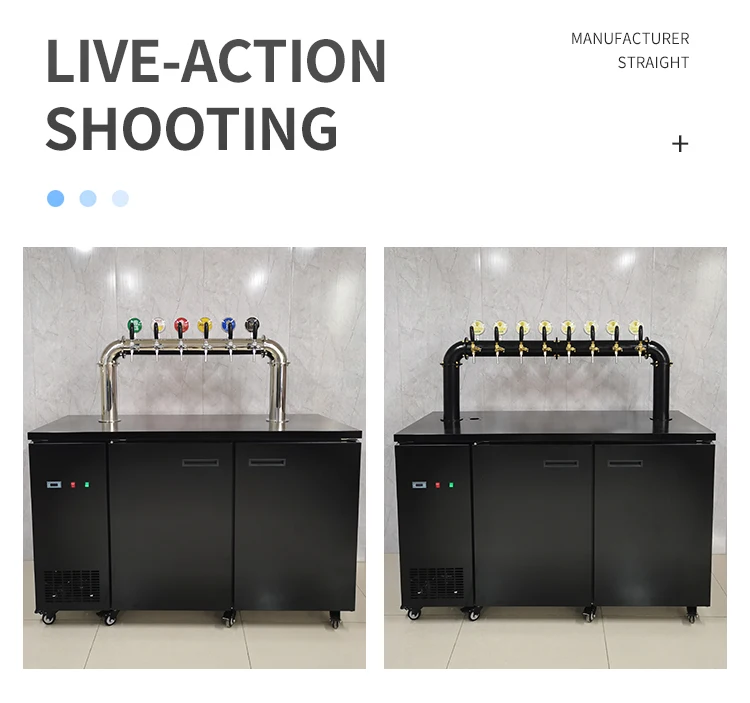 Commercial Kegerator Beer Faucets Draft Beer Cooler - Buy Beverage Beer ...