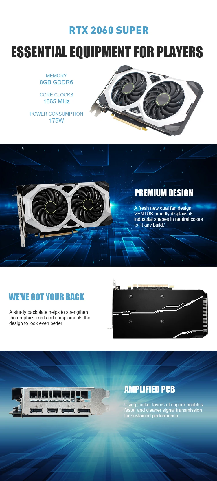 RTX 2060 SUPER - High Performance Graphics Card for Gaming