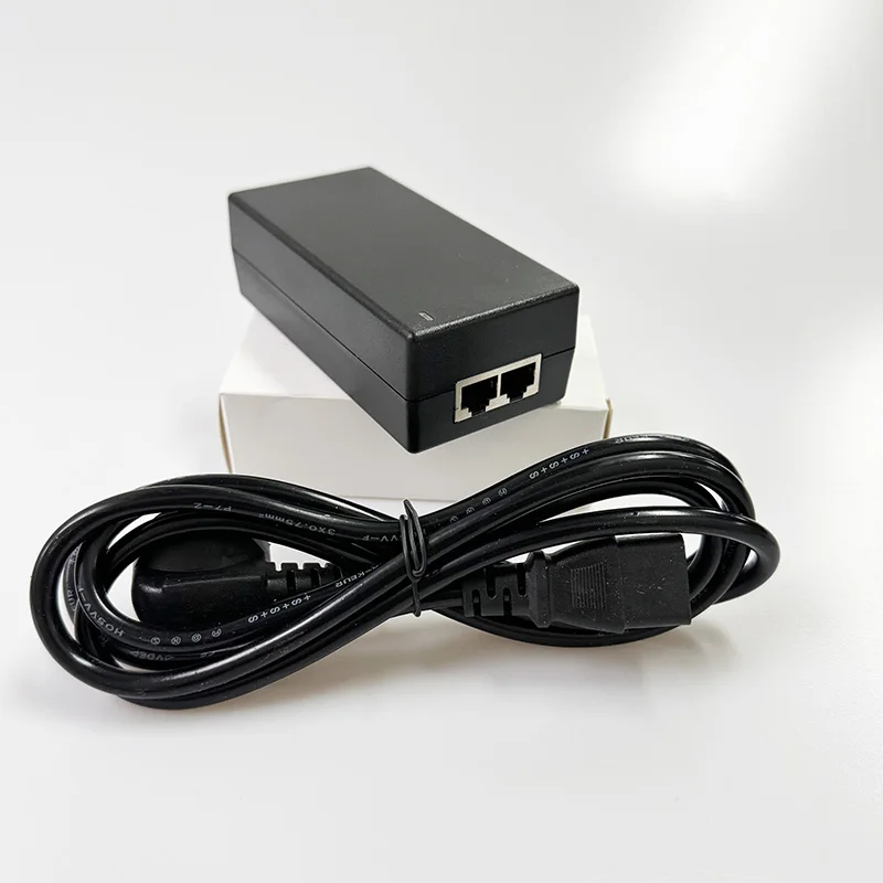 High Power 48w Gigabit Poe Power Supply Injector 52v 1a 10/100/1000m ...