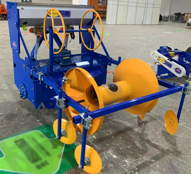 Small Tractor Mounted Plastic Mulch Applicator Laying Ridger Laminating ...