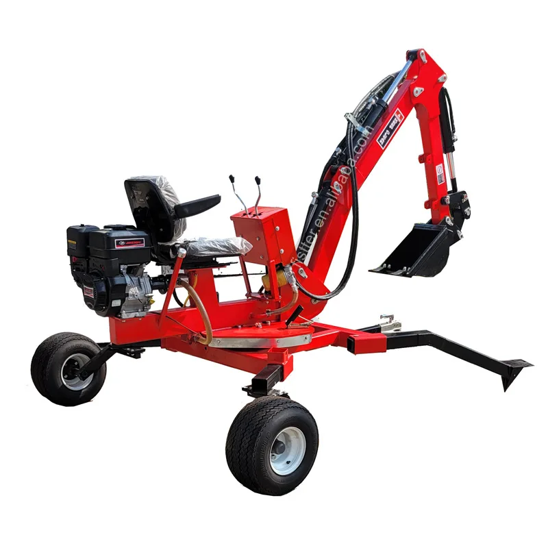 360 Degree Rotation Mini Excavator Towable Backhoe for Sale