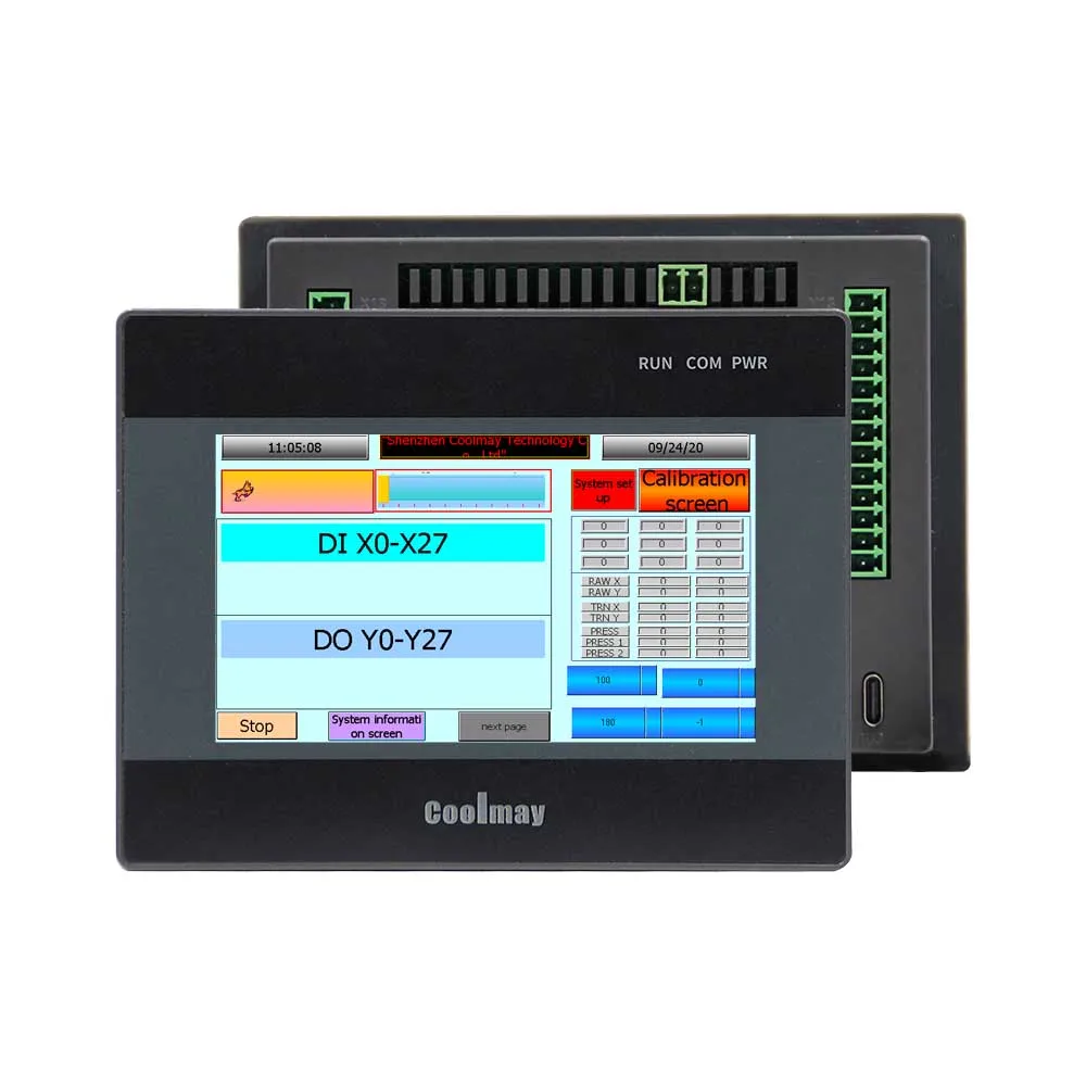 4.3 Inch Industrial Automation Controller with RS485 PLC HMI