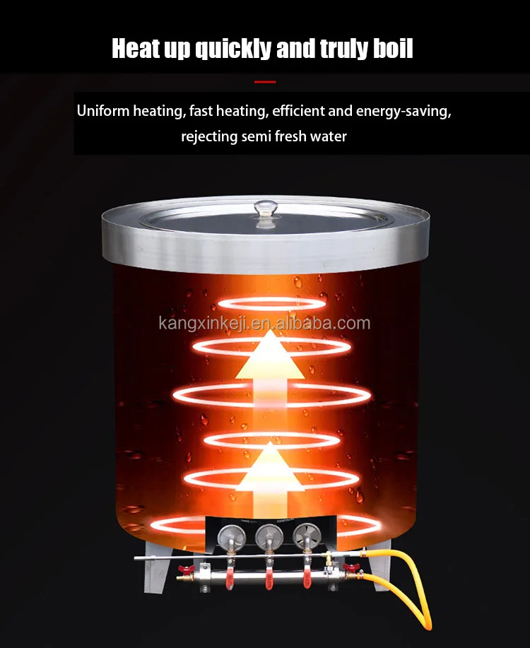 Industrial Milk Corn Rice Chicken Boiling Machine Large Commercial ...