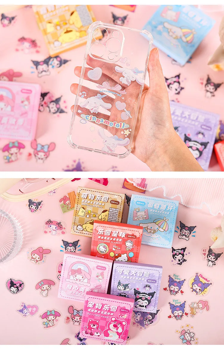 25 Cute Cartoon Hand Account Stickers Waterproof Pvc Children's Hand ...