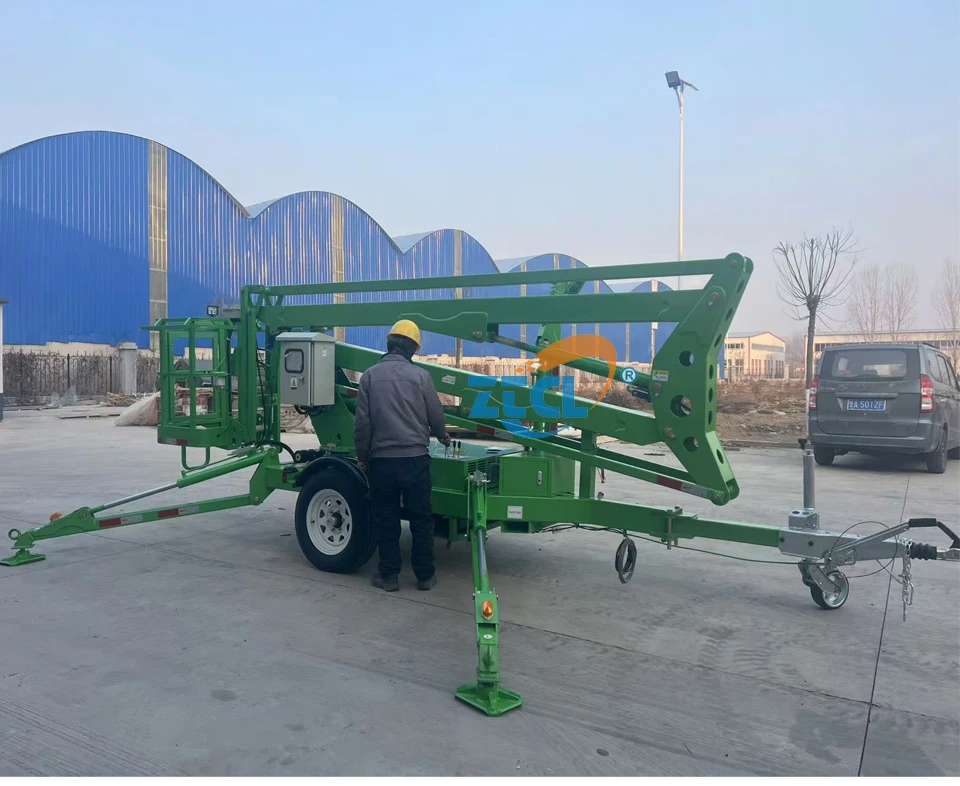 Mobile Articulated Boom Lift Platform - Nacelle Outreach 14m