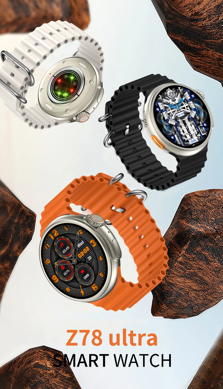 Smart Watch Z78 Ultra Amoled Gps 1.52inch Bt Call Nfc Smartwatch Z78 ...