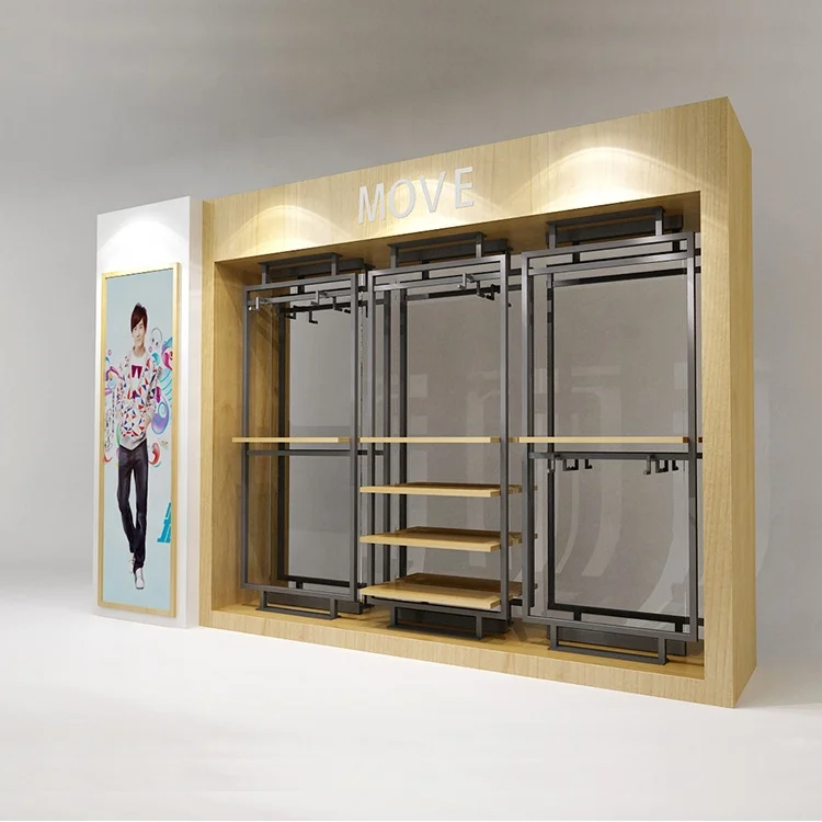 Rak Display Garmen Baju,Kayu,Rak Gantung Baju,Rak Pajangan Garmen ...