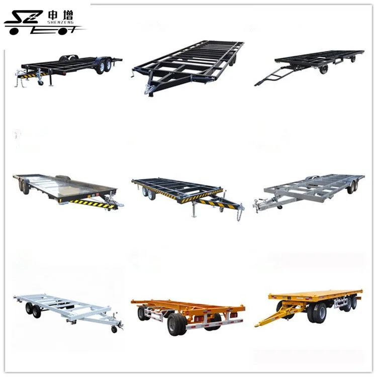 Inertia Brake Chassis Trailer for 20ft Container - 2500kgs