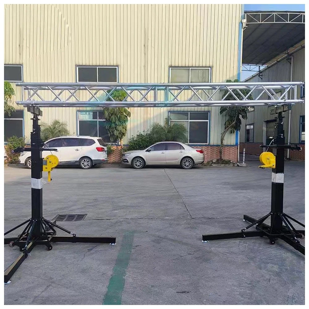 Mobile Telescopic Truss Lift Stand - 5.3M Height DJ Lighting Truss ...
