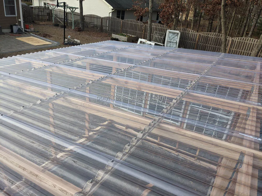 Polycarbonate Panels Polycarbonate Corrugated Sheet Transparent ...