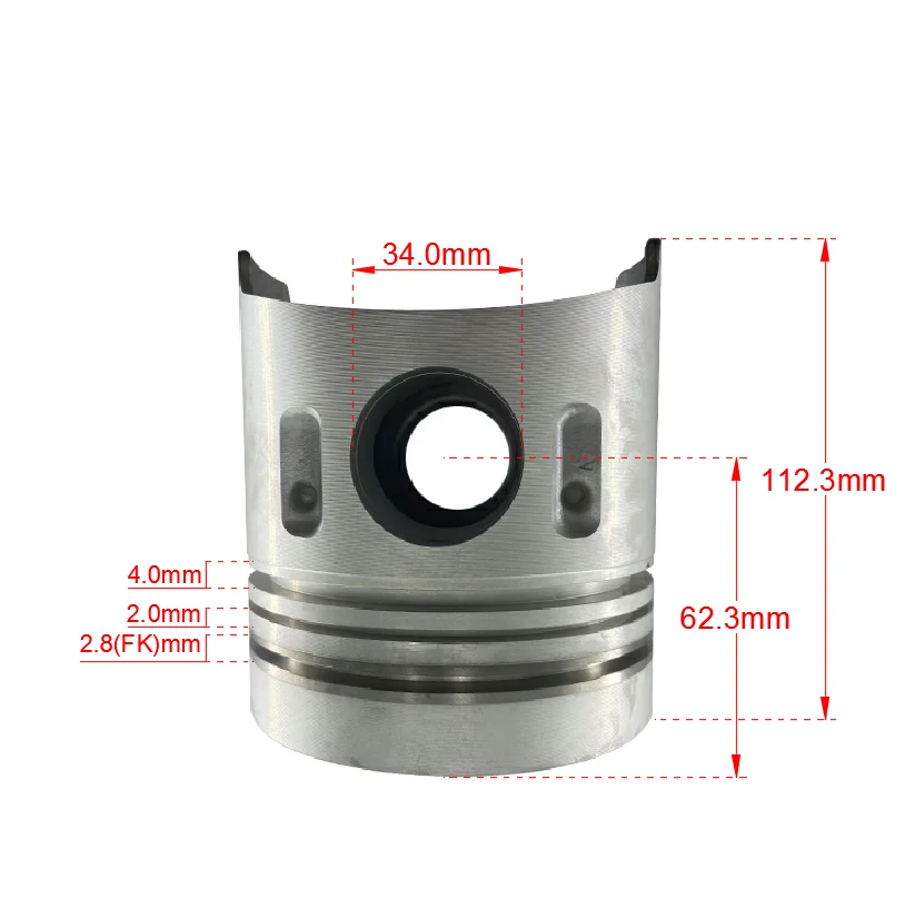 4d34 Me018277 Piston Diesel Engine Parts Cylinder Piston Aluminum Part ...