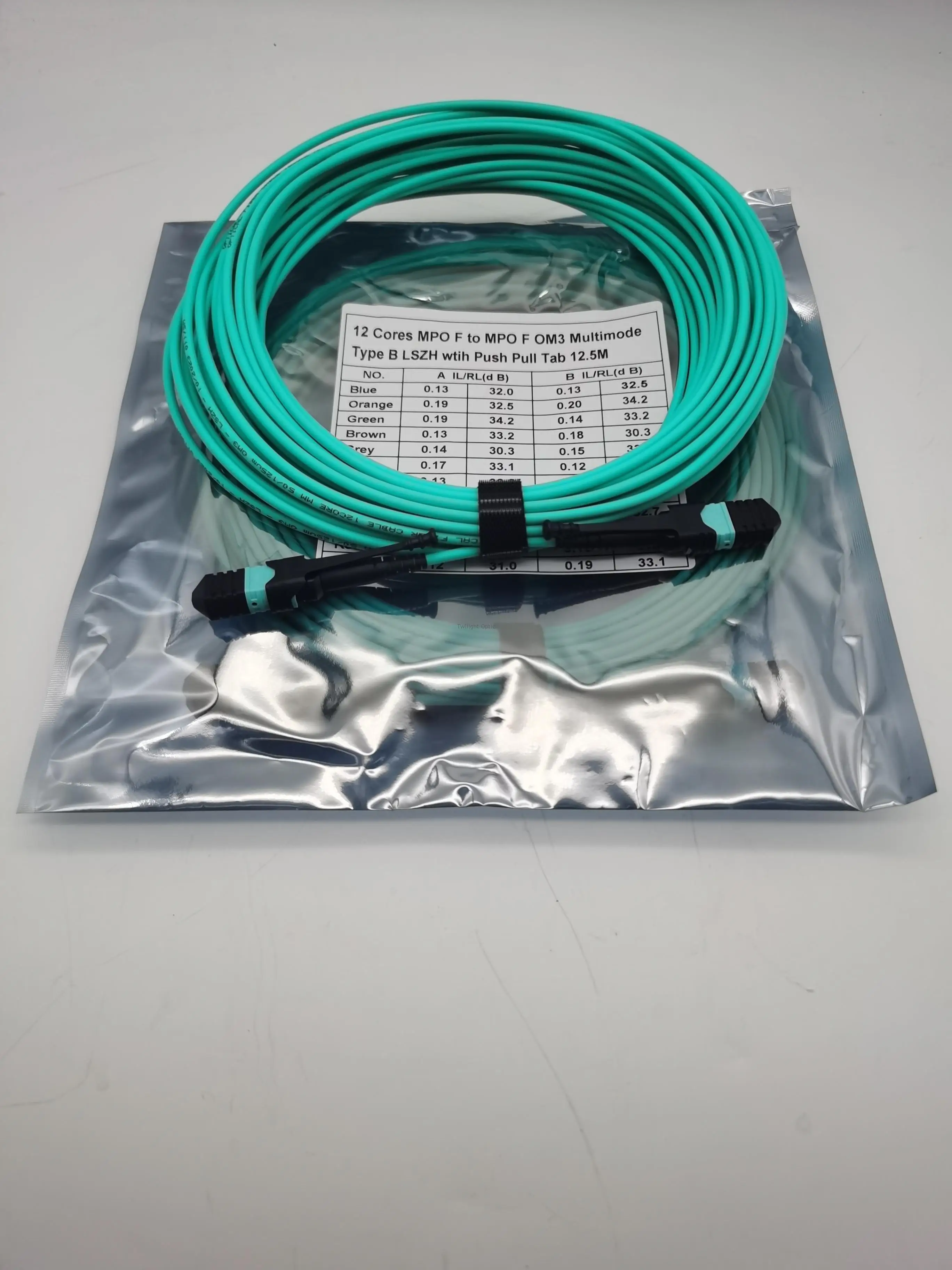 3m MTP/MPO Push/pull Tab Trunk Cables 100GBASE-SR10 CXP 24F OM3