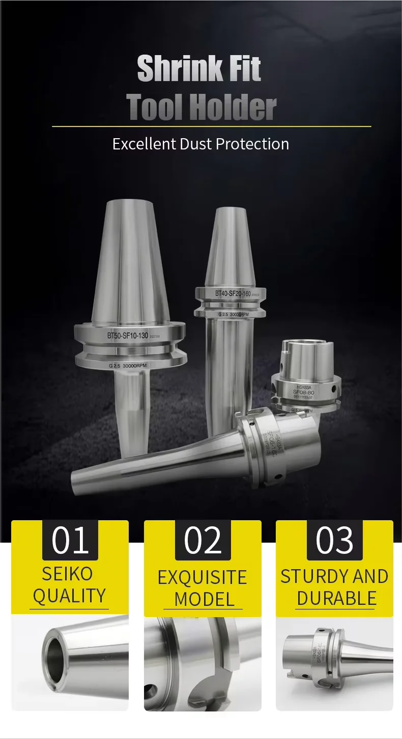 Heat Shrink Chuck BT30 BT40 SF04 8 10 Spindle Tool Holder SK40 ...