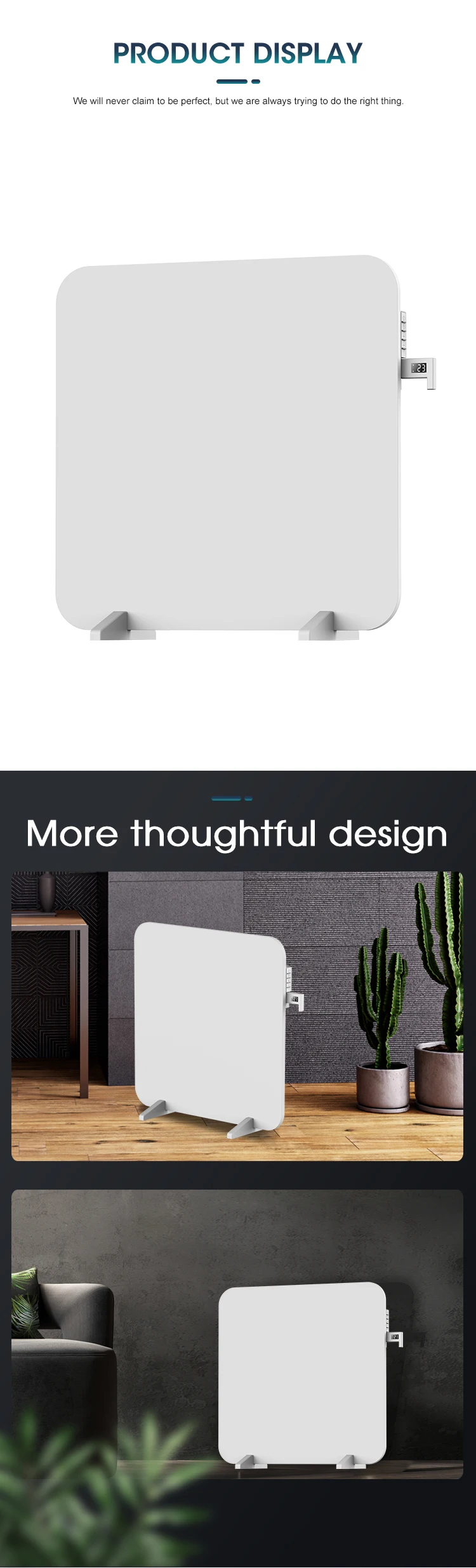 Home Wall Mounted Infrared Radiant Ceiling Room Panel Carbon Crystal ...