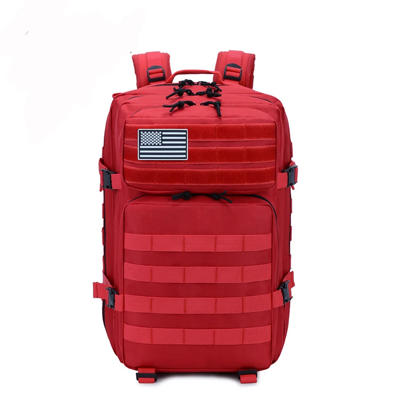 Tactical Backpack - Red Color Camo Laptop Compact Backpack