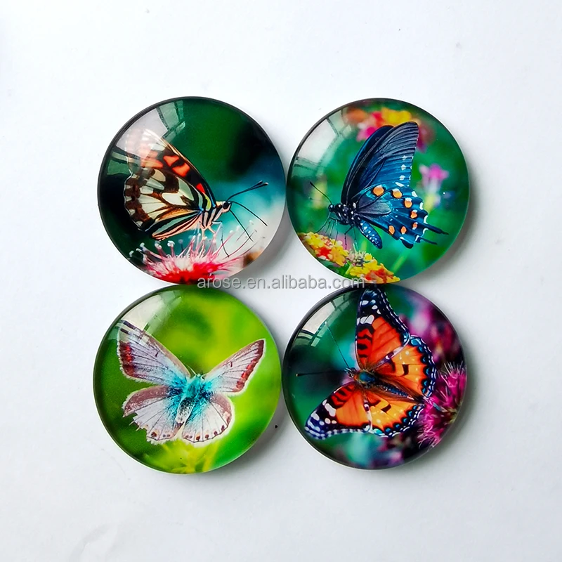 Custom Refrigerator Sublimation Crystal Glass Magnets Impressionist ...