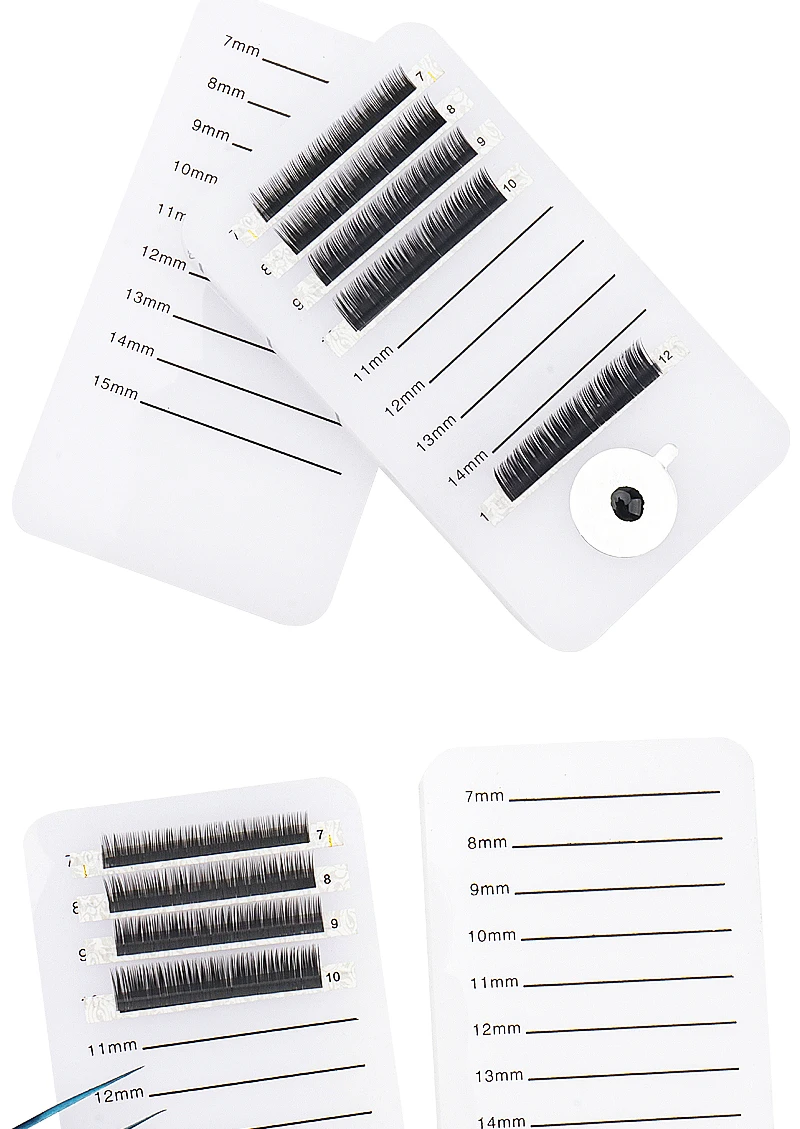 Eyelash Extension White Acrylic Eyelash Display Board Lash Scale Holder ...