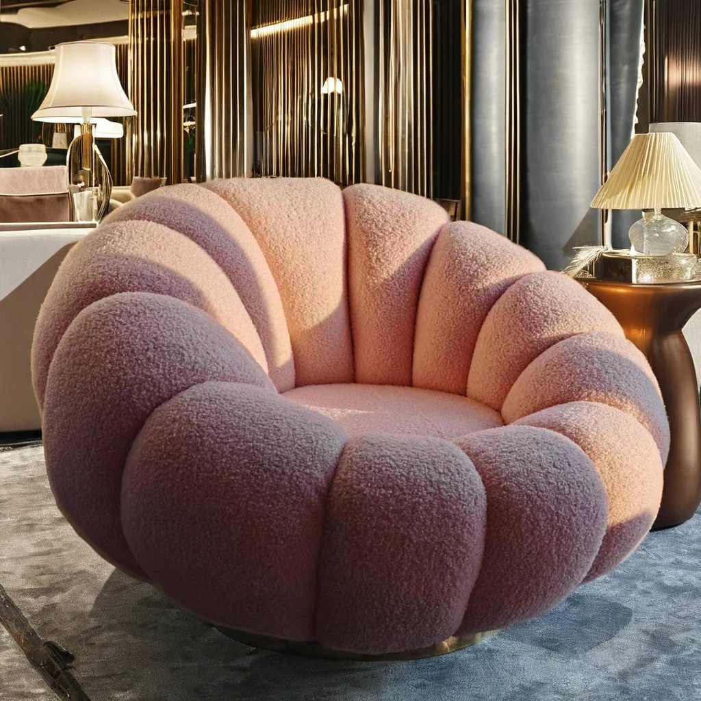 Modern Tufted Beanbag Sofa - Reclining Comfortable Home Furniture