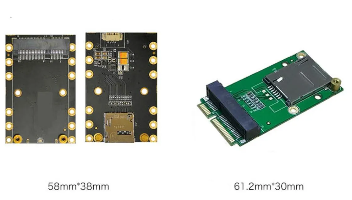 Taidacent MINI PCI Express to USB 3.0 Adapter Card for 4G LTE