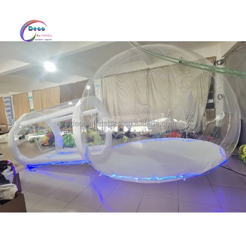 Outdoor Camping Clear Inflatable Lawn Dome Tent Inflatable Led Balloon ...