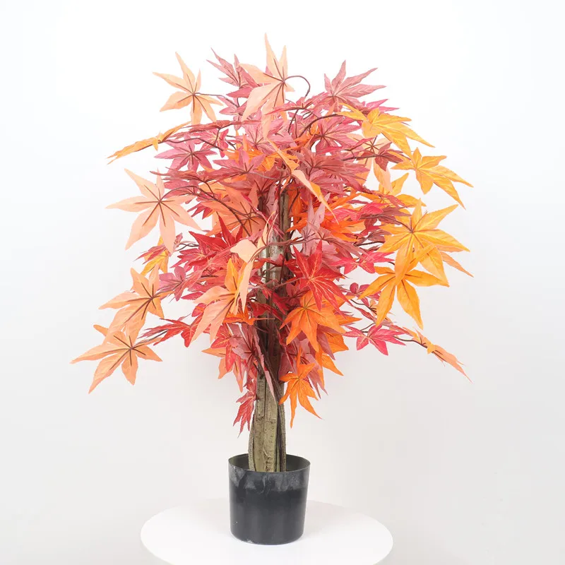 Artificial Red Maple Tree - Perfect for Any Yard or Garden