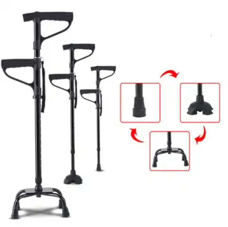 Old People Walking Canes Free Standing Bronze Folding Cane Walking ...