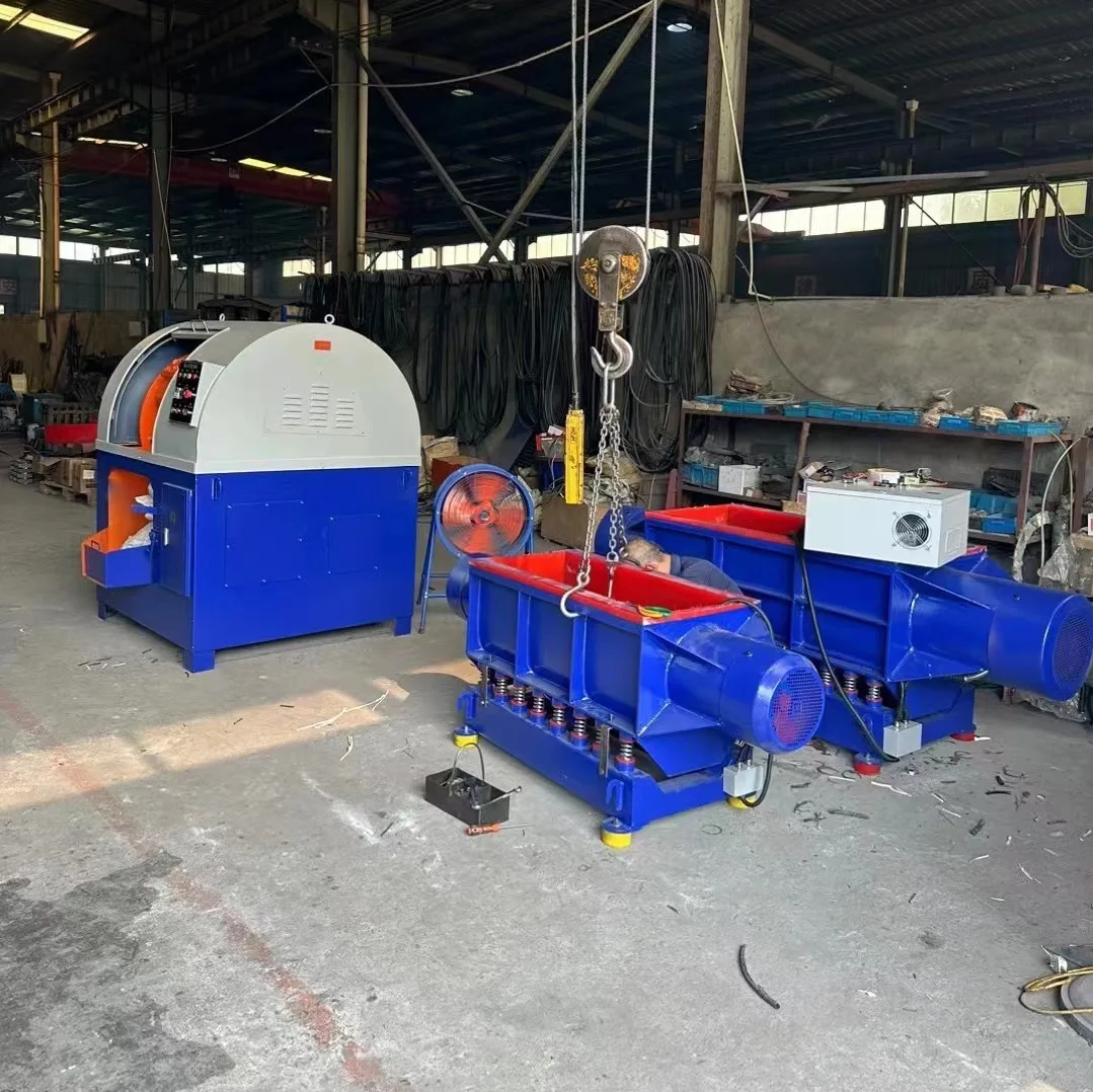 Linear metal workpiece deburring, grinding and polishing vibration ...