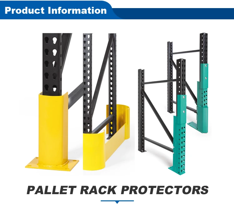 Warehouse Storage Upright Steel Column Guard Protector for Pallet ...