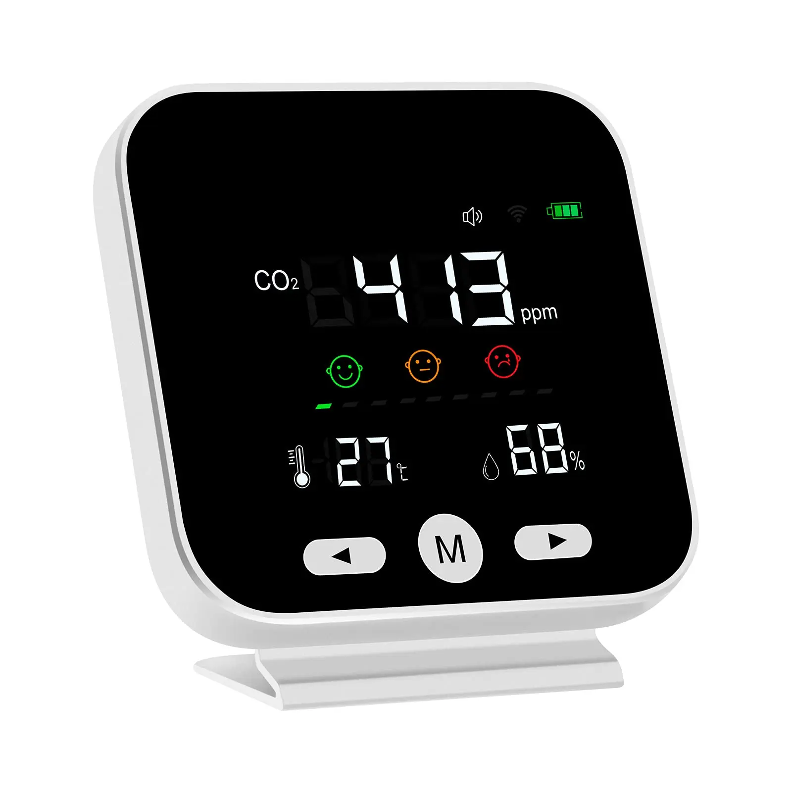 Indoor Co2 Meter Air Quality Monitor With Ndir Sensor Data Logger 400~5000ppm Range,Temperature ...