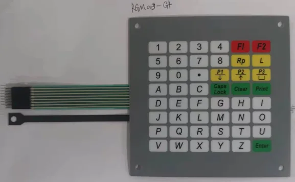 Fuel Dispenser Keypad Gilbarco Type 3m Keyboard Membrane For Gas ...