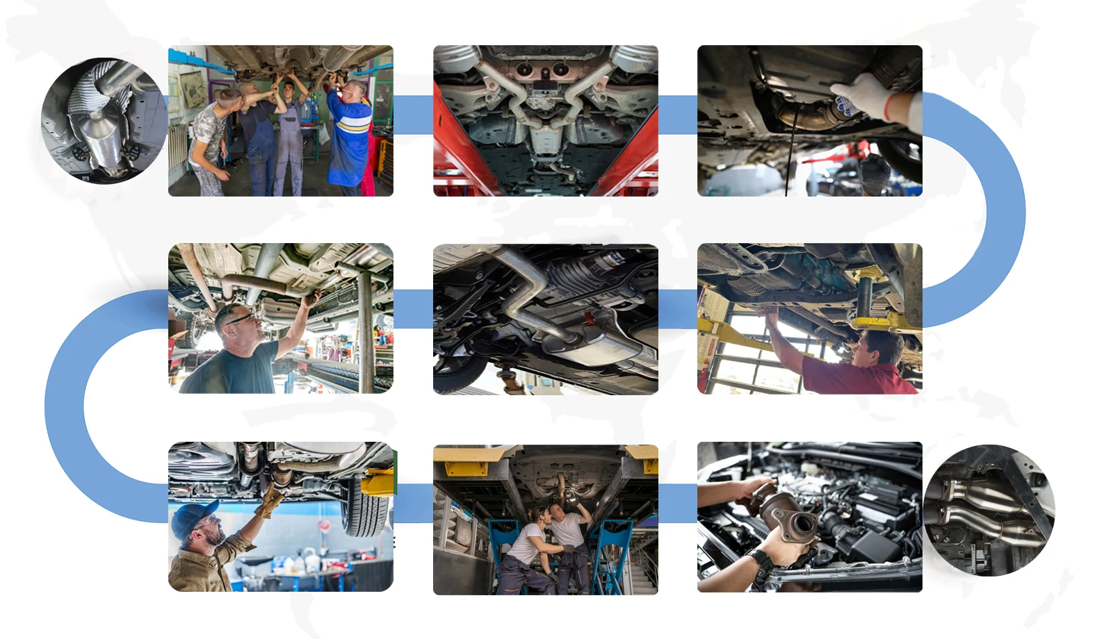 Three Way Catalyst TWC - Stainless Steel Honeycomb Metal Substrate for ...