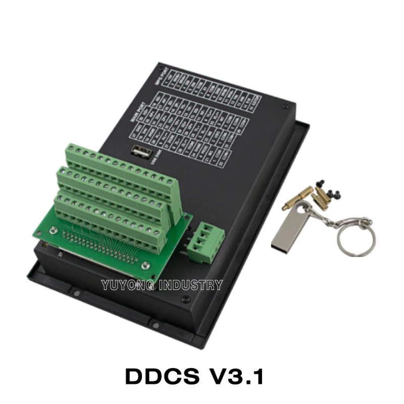 Ddcs V3.1 V4.1 3/4 Axis Cnc Standalone Offline Motion Controller Emergency Stop Electronic ...