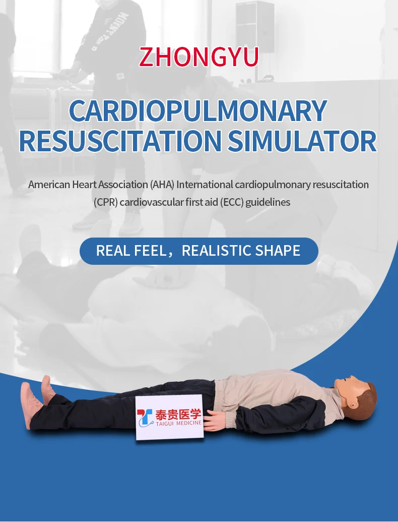 Full Body Cardiopulmonary Resuscitation Simulation Training Model Life ...