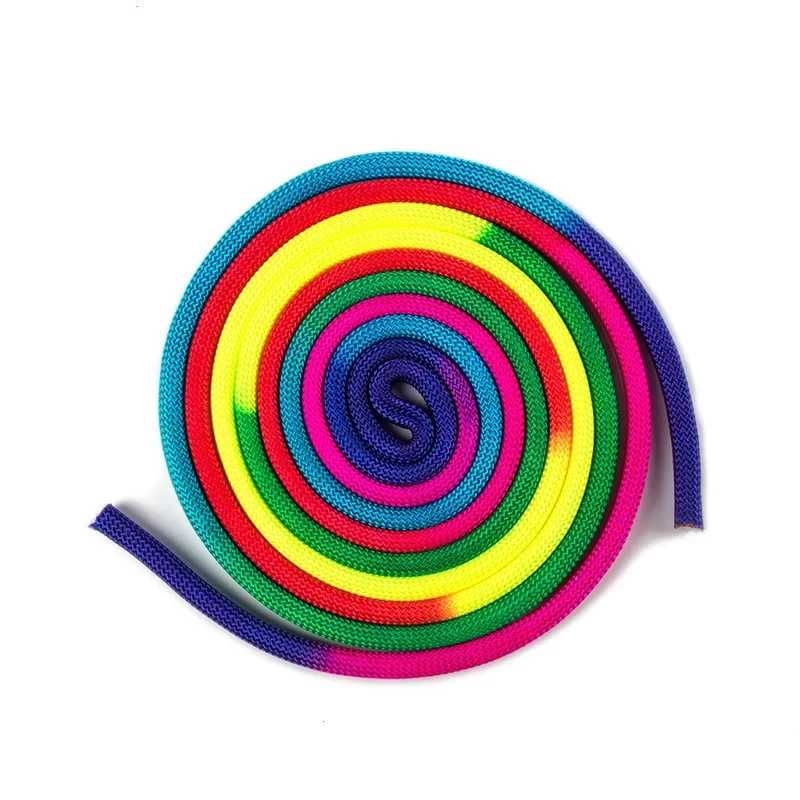 3m Gymnastics Rope Rythmic Rainbow Gymnast Rope Solid Competition Arts ...