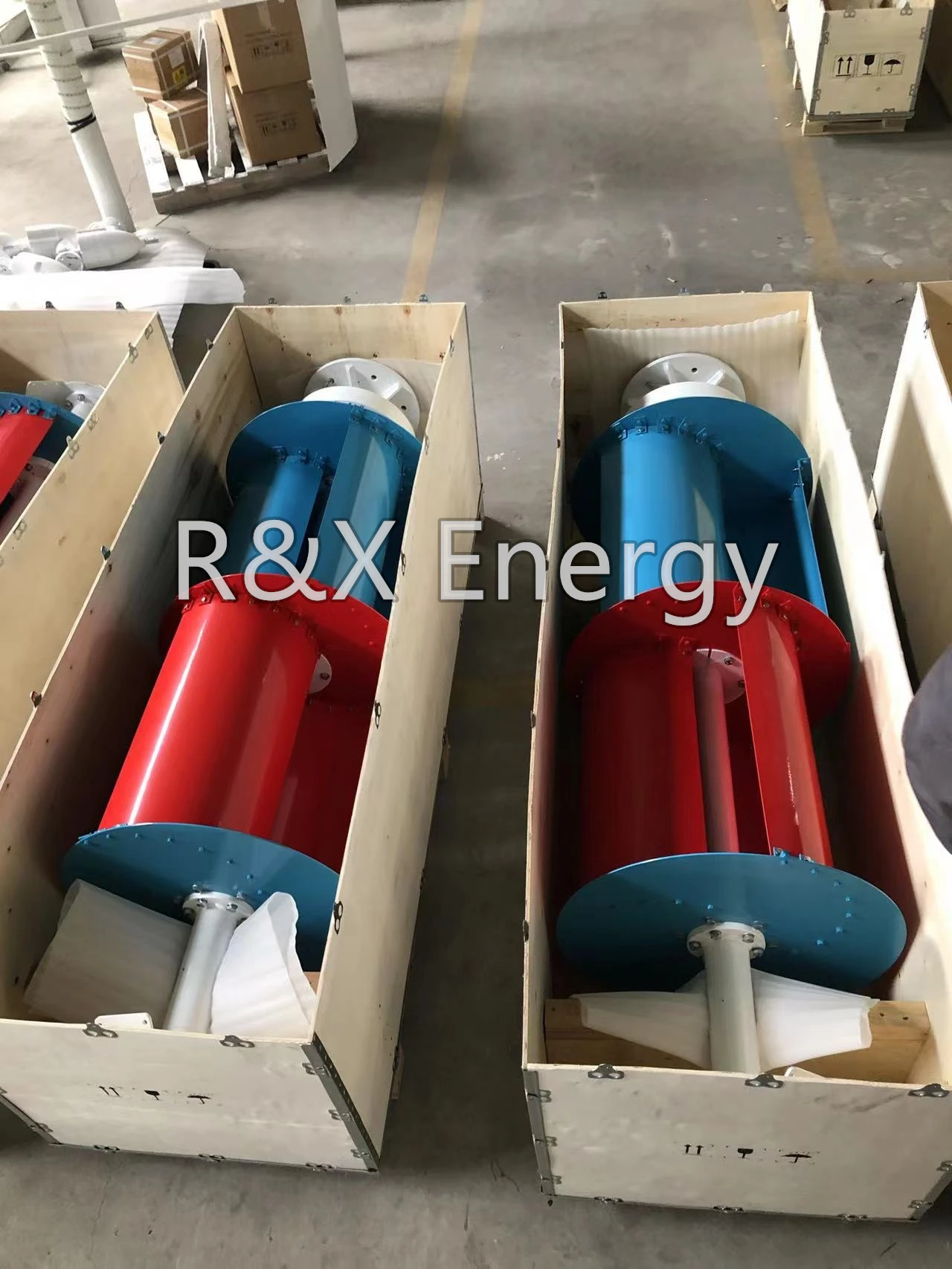 Customized 20KW 25KW 30KW Vertical Wind Turbine Q Shape Wind Generator ...