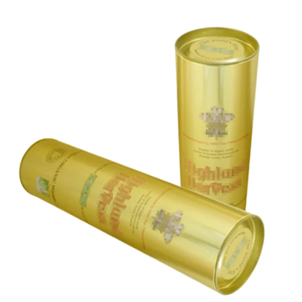 Custom Round Whisky Tin Box Wine Bottle Gift Boxes Metal Packing - Buy ...