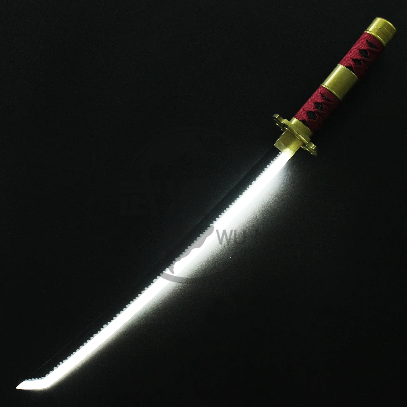 ONE PIECE Roronoa Zoro Safety Realistic Weapon Wooden LED Toy Swords ...