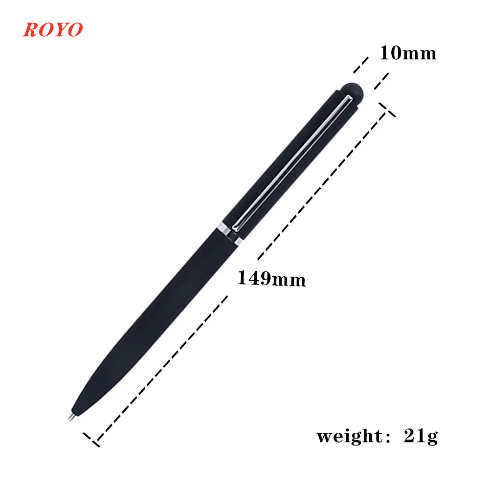 High Quality Hot Selling Luxury Color Rubber square Hotel Ball Pen with ...