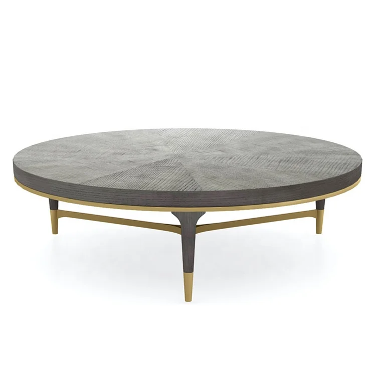 Modern Wooden Coffee Table For Apartment Round Coffee Table - Buy Moder ...