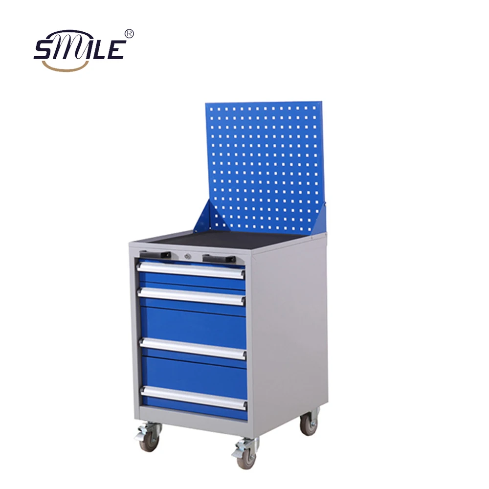 Smile Workbench Cart With Drawers Garage Tool Trolley Box Roller ...