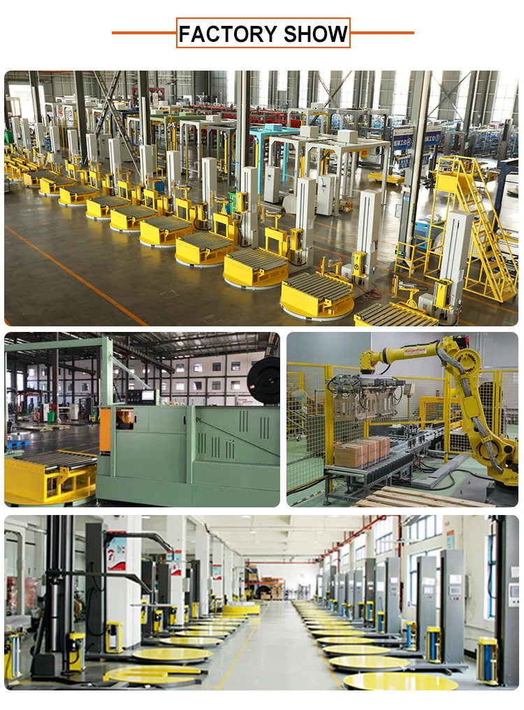 Self-propelled Pallet Wrapping Machine Robot Mobile Stretch Film Pallet ...