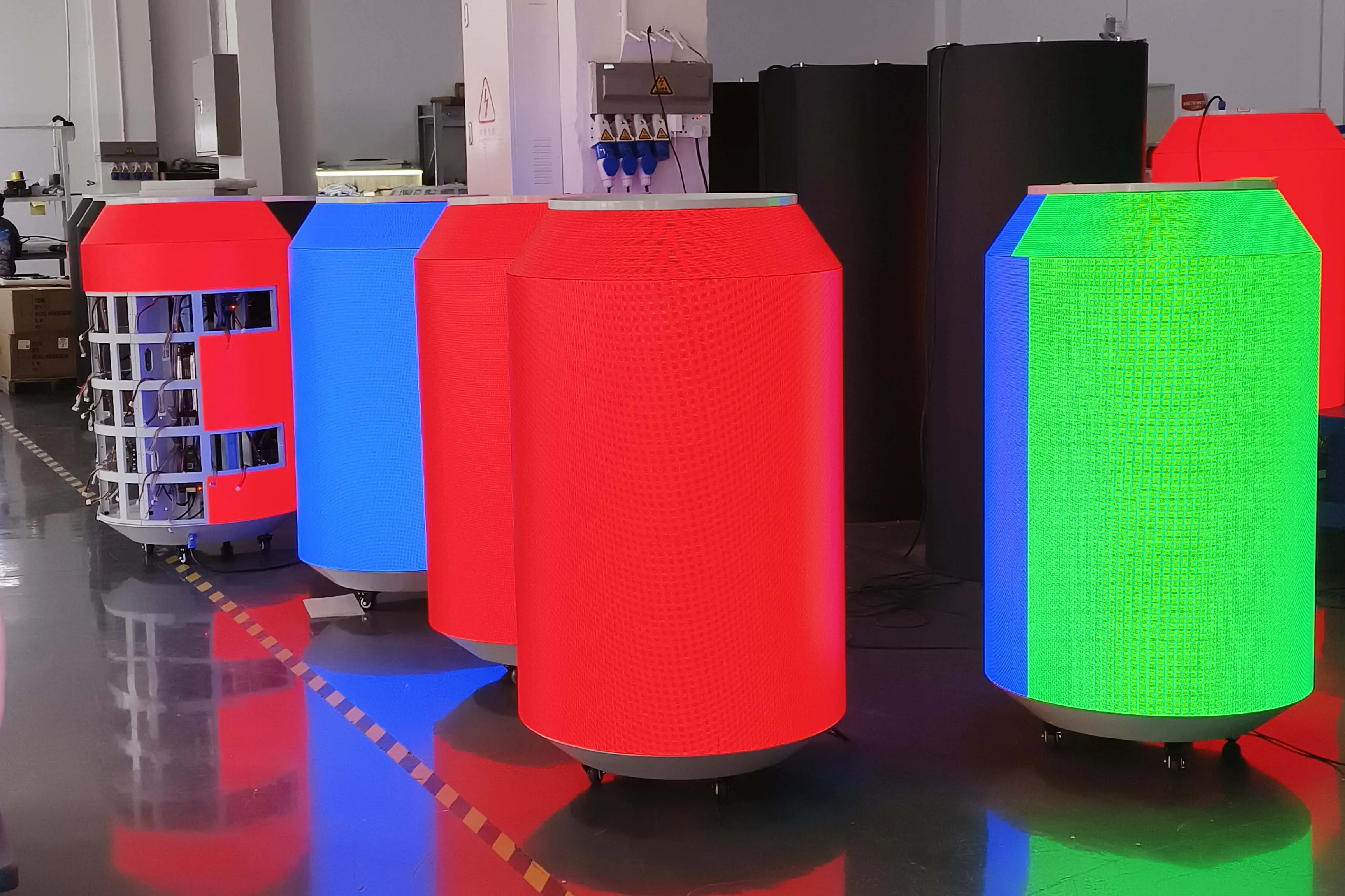 Soft LED Panel P1.8 P2 Indoor Display - Flexible Digital Signage