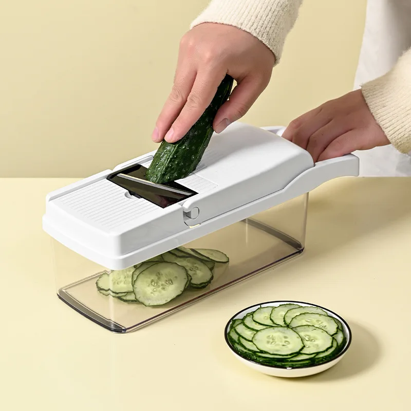 Adjustable Cucumber Carrot Potato Onion Diced Shredder Vegetable Fruit ...