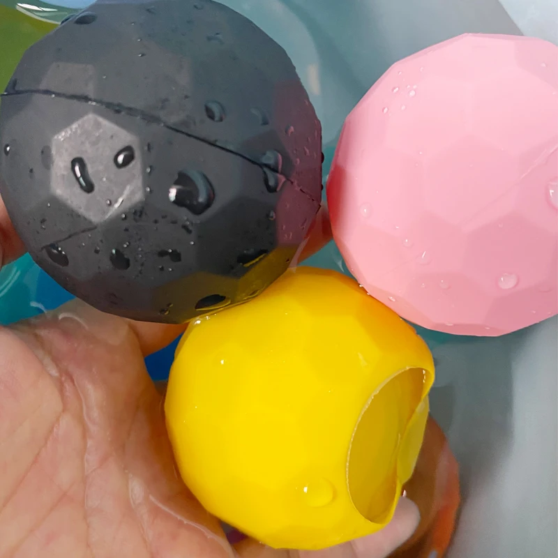 Reusable Water Balloons with Mesh Bag Latex-Free Silicone Quick Self ...