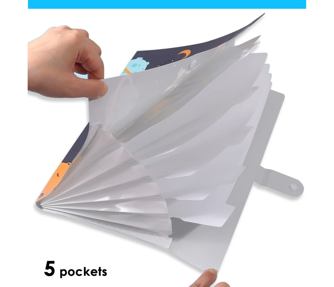 Foska 5 Layers Cartoon Expanding File Bag - Buy Expanding File,File Bag ...