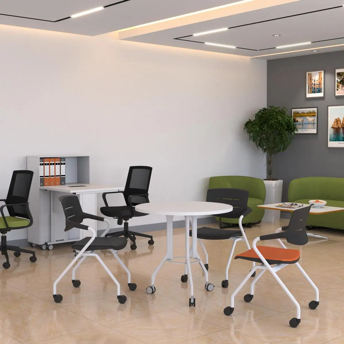 Teacher Furniture Workstation Office Desk Writing Study Home Cubicle L ...